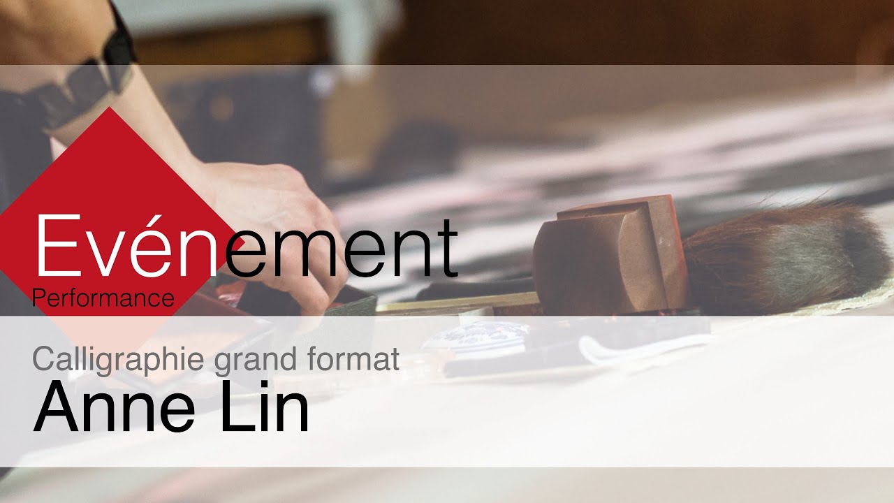 Calligraphy performance by taiwanese calligrapher - Anne LIN - YouTube