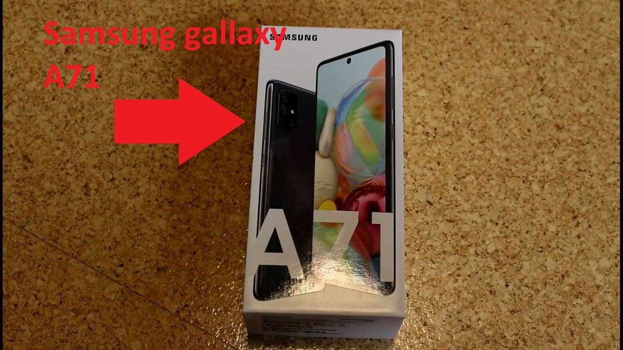 Samsung Galaxy A71 Unboxing und einrichten - YouTube