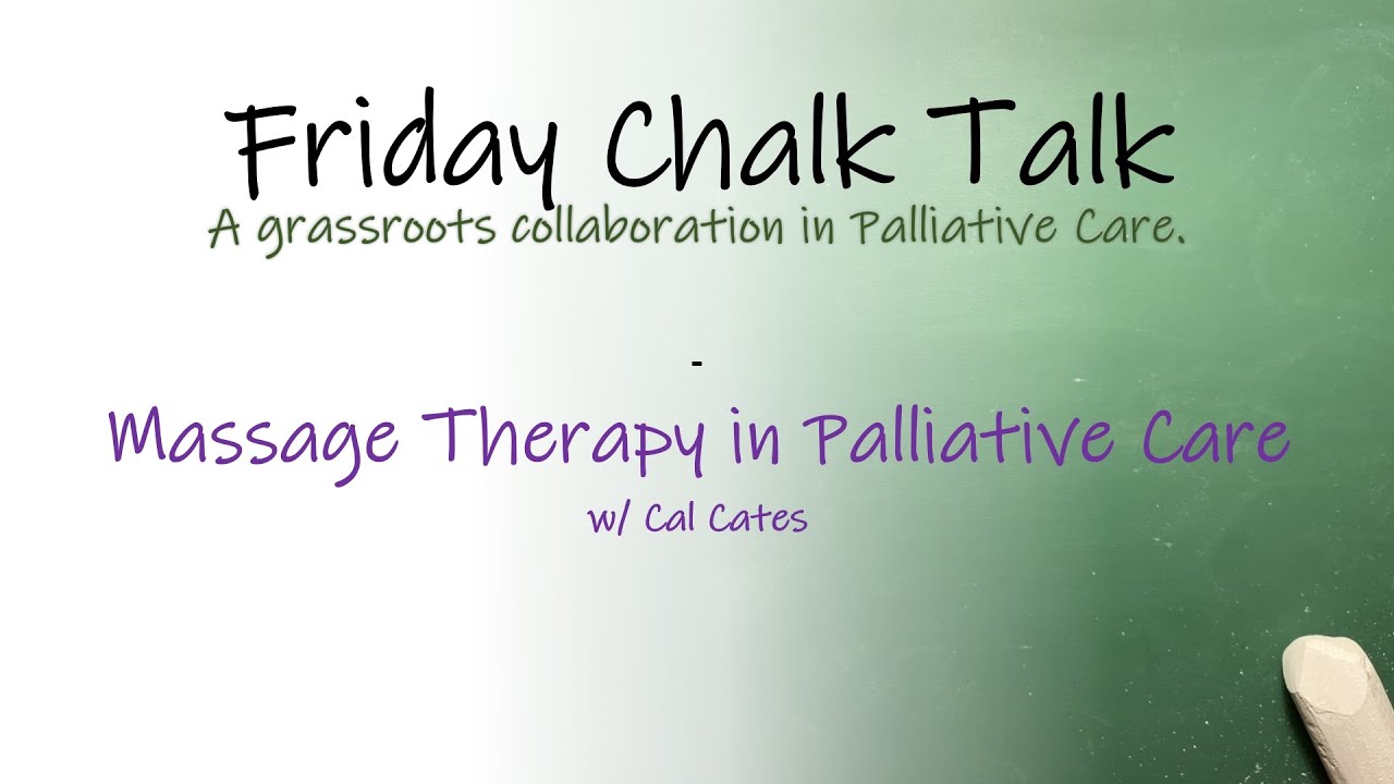 Massage Therapy in Palliative Care - YouTube