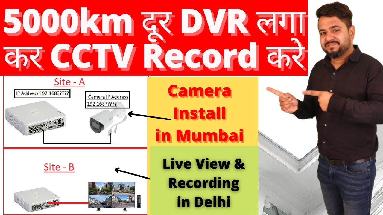 Connect DVR to DVR through Static IP Address | How to Connect CCTV ...