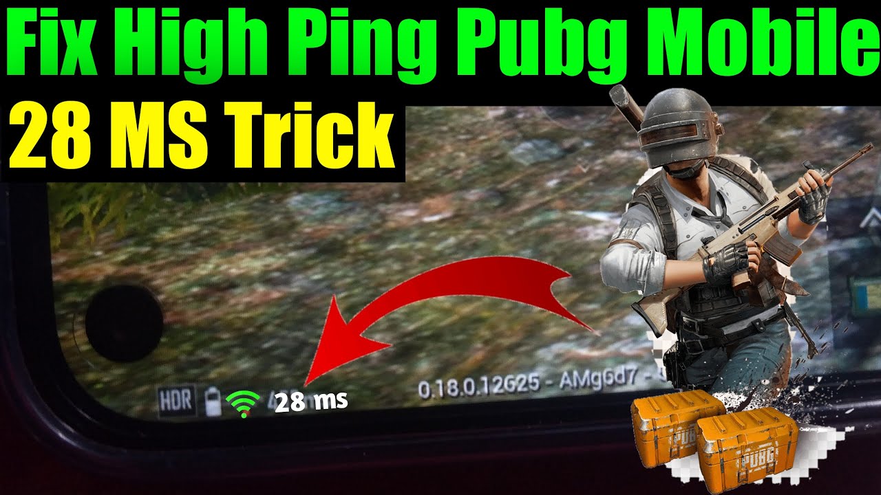 Pubg Mobile Low Ping Trick 100% Working | Fix Pubg Mobile High Ping ...