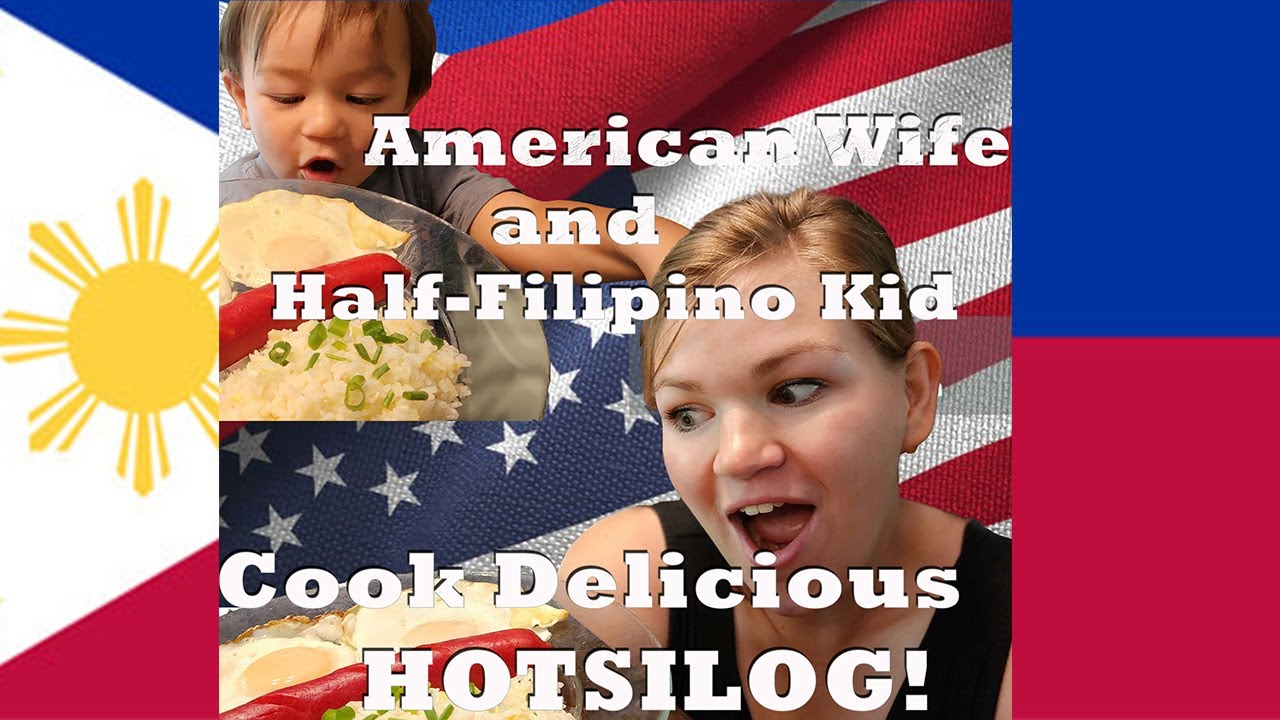 American Wife Tries to Cook Filipino Breakfast Hotsilog! - YouTube
