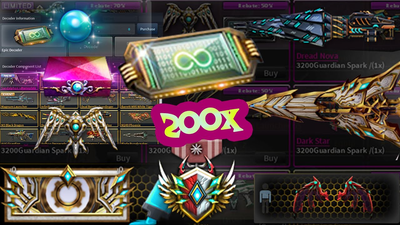 CSN:S Epic Decoder 200X -Sandhalphon, Gigantic Drill - Costume Box and Holy Sword Divine Order ...