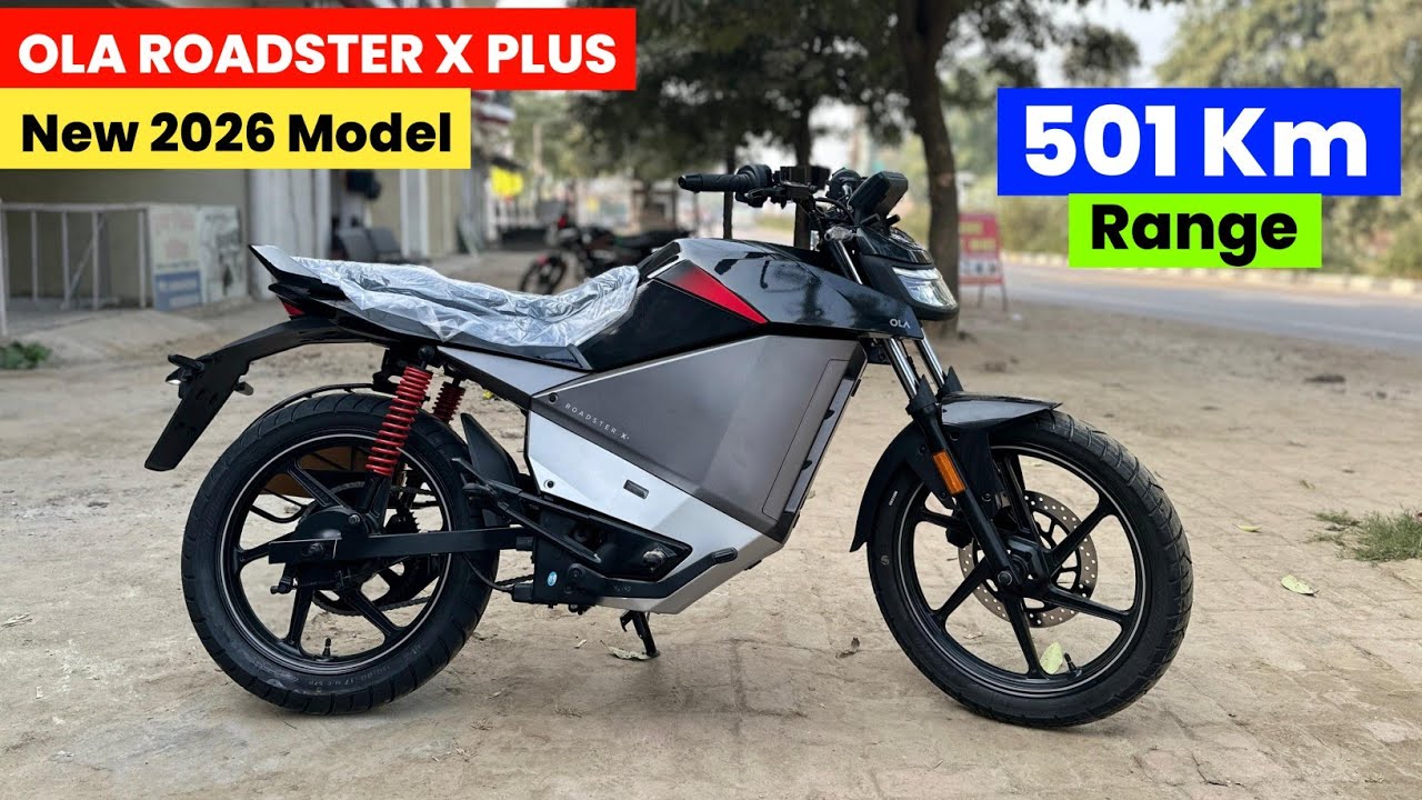 2026 Ola Roadster X Plus Electric Bikes | 501 km Range | Top Speed ...