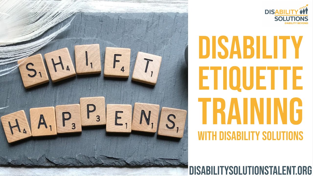 Disability Etiquette Training for Employers - YouTube