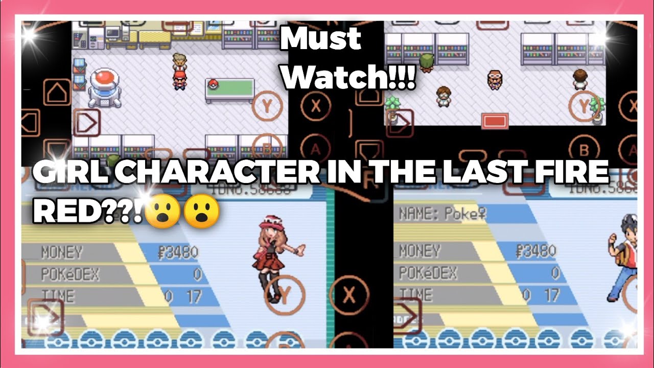 🔥Girl Character on the last fire red🔥 - YouTube