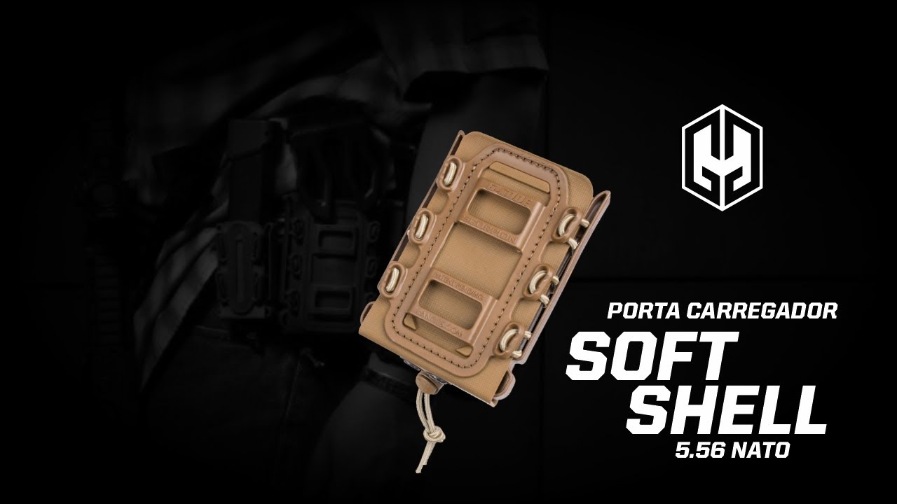 Porta carregador Soft Shell - YouTube