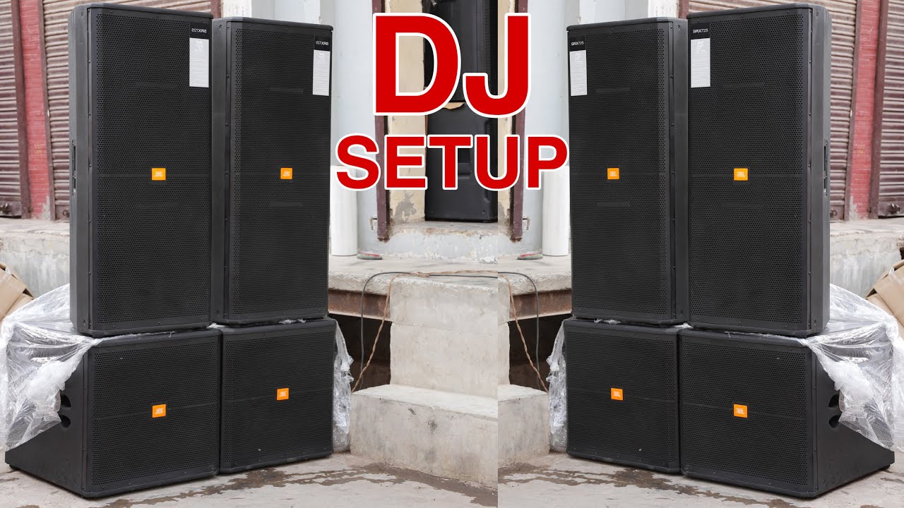 Dj Setup 2 BASS 2 TOP Dj Amplifier DJ Mixer P Audio Or Ati Pro Speaker