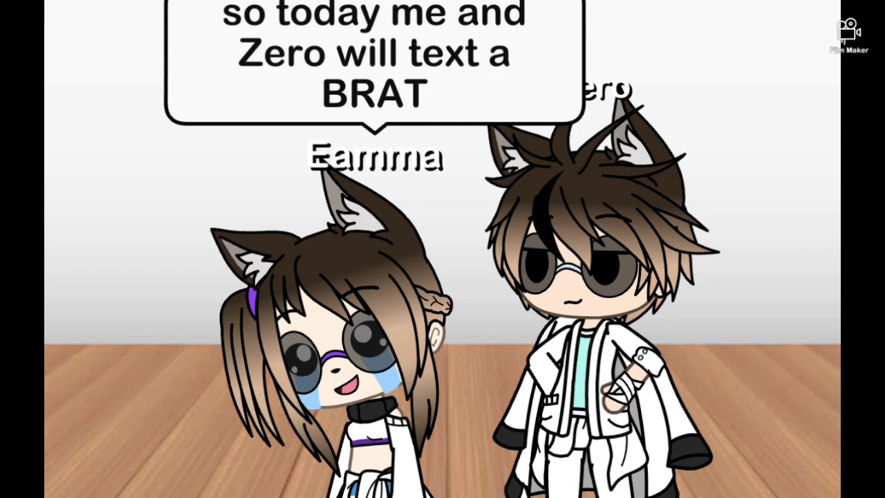 We are texting a brat - YouTube