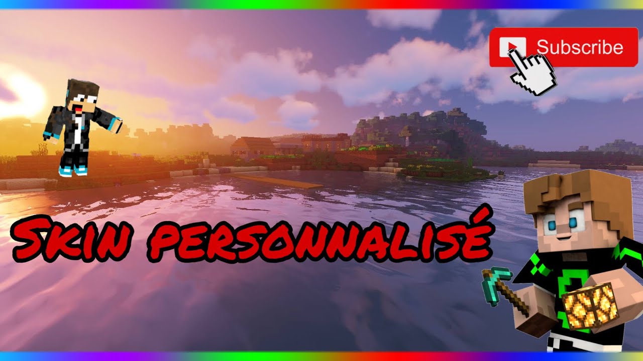 comment avoir un skin personnalisé sur minecraft - YouTube