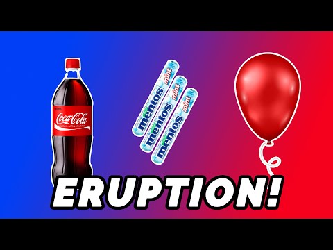 Coke vs Mentos vs Baking Soda In a Balloon! (Experiment)