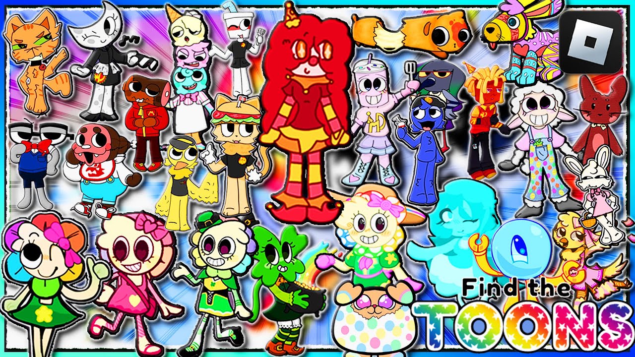 [💗ALL 164 Toons💗]🌼Find The Toons🔎How To Get ALL Badges🎵 - 🎮ROBLOX [2025 ...