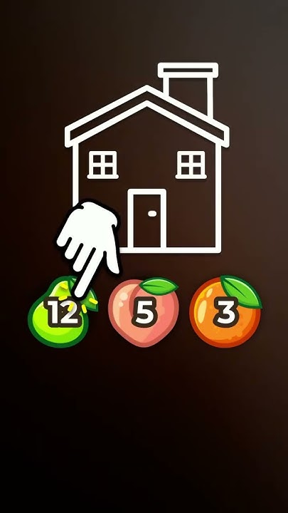 Hey everyone let’s see can I fit all the fruits 🍐🍑🍊 in the house! # ...