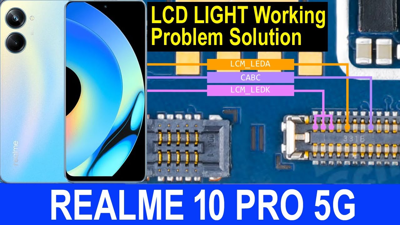 REALME 10 PRO 5G LCD LIGHT Not Working Problem Solution - YouTube