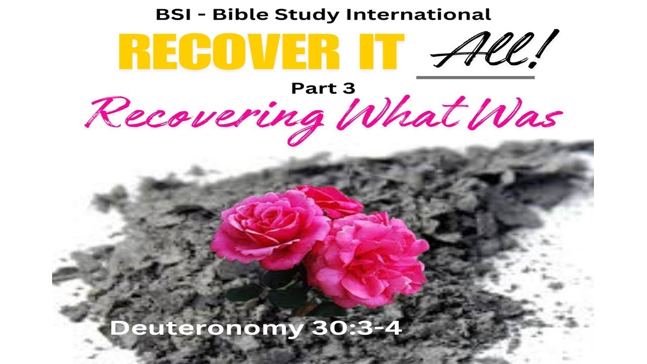 Recover It All - Part III - Recovering What Was - YouTube