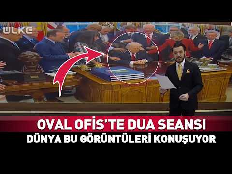Oval Ofis'te Dua Seansı! Dünya Trump'ın Bu Görüntülerini Konuşuyor...