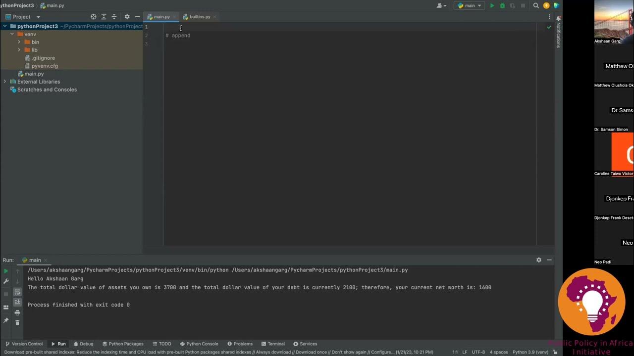 PPiAI Coding Class - Term 1 2023 Lecture 5 - Data Structure (arrays and dictionaries) - YouTube