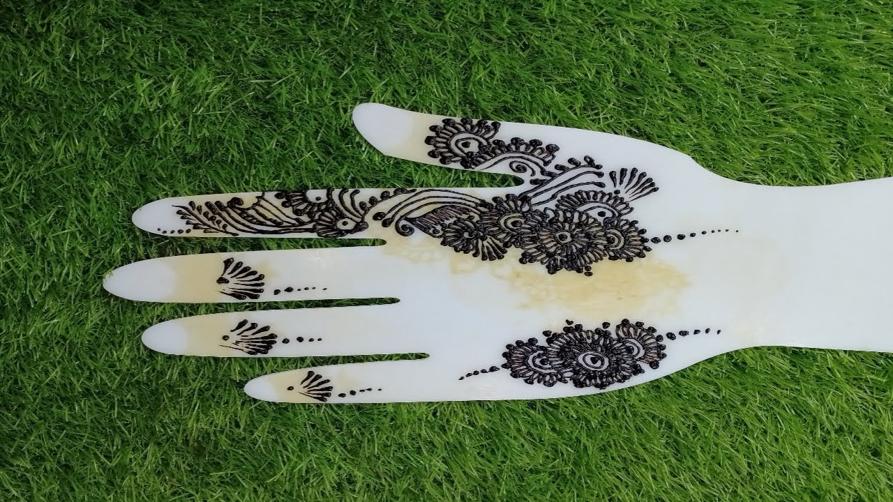 Stunning Front Hand Mehndi Design | Easy Front Hand Mehndi Designs ...