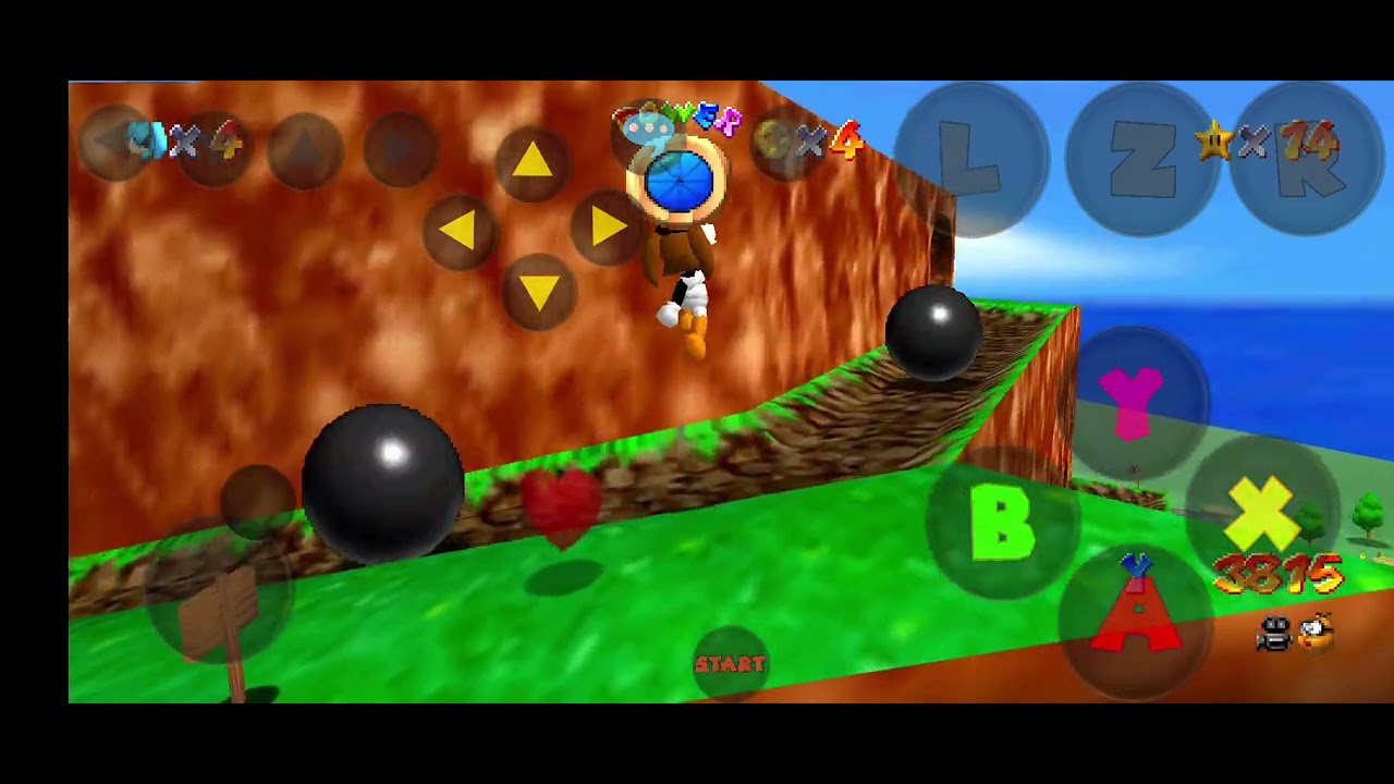 SM64 - probando el handicapped Mario - YouTube