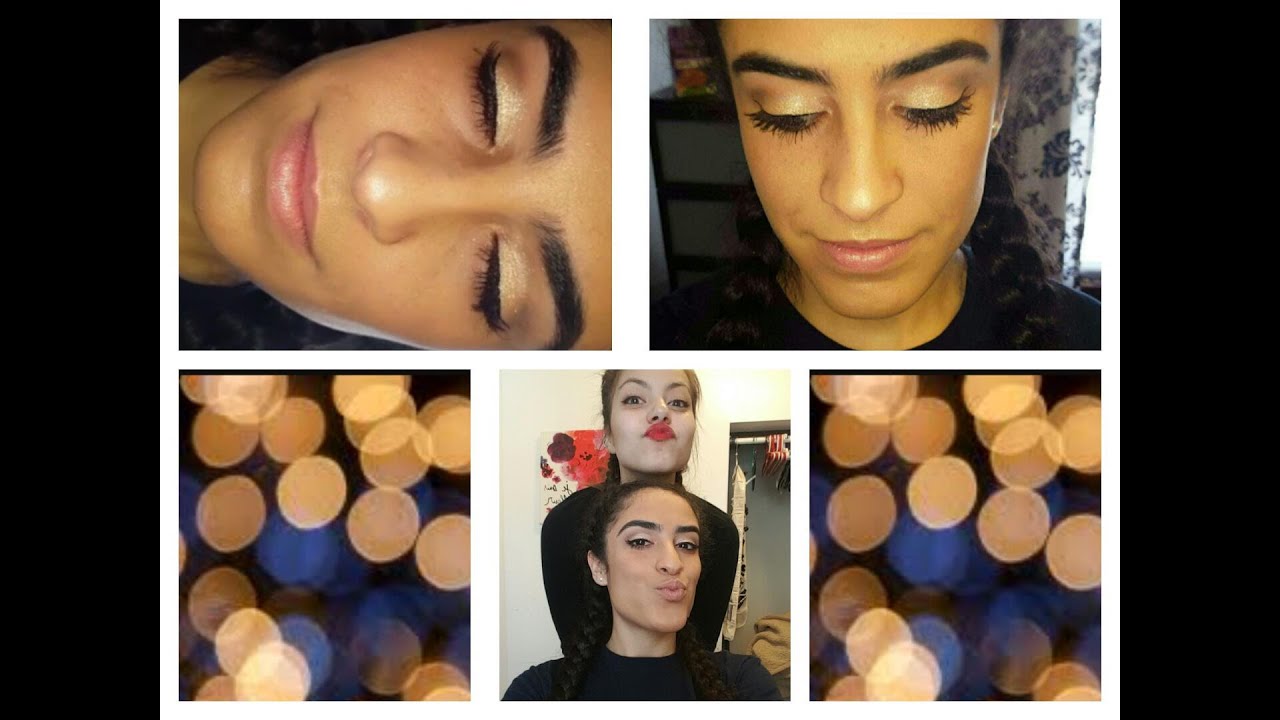 Easy glam makeup look | L.B Beauty - YouTube
