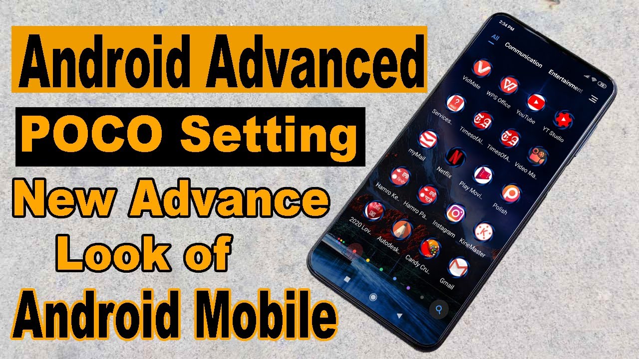 Android Advanced POCO Setting || POCO के मदत से Mobile का Look बदले ...