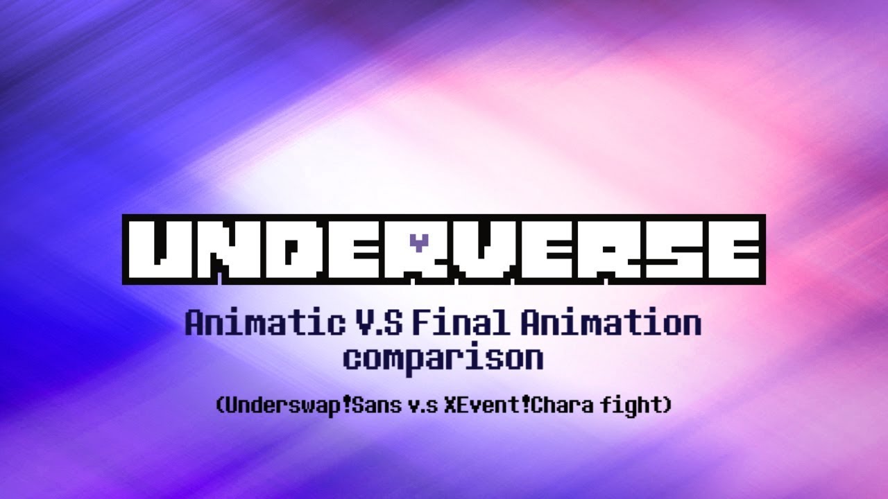 [UNDERVERSE 03 Part Two] ANIMATIC V.S FINAL SCENE COMPARISON - YouTube