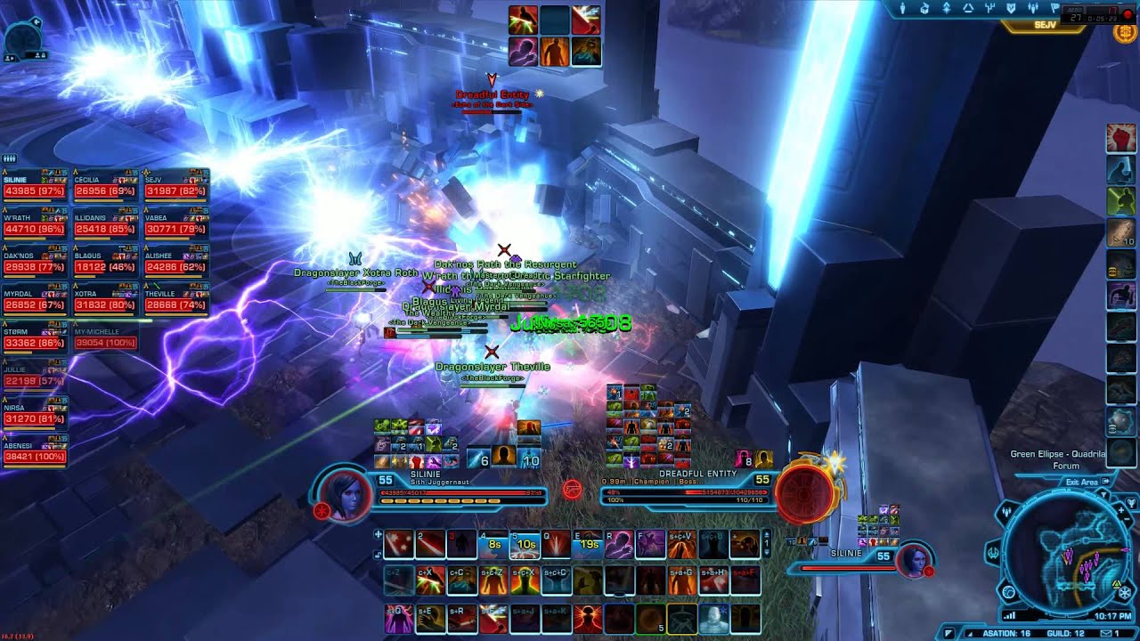 [TDV & TBF SWTOR] Dreadful Entity TFB HM16-Man [Tank POV] - YouTube