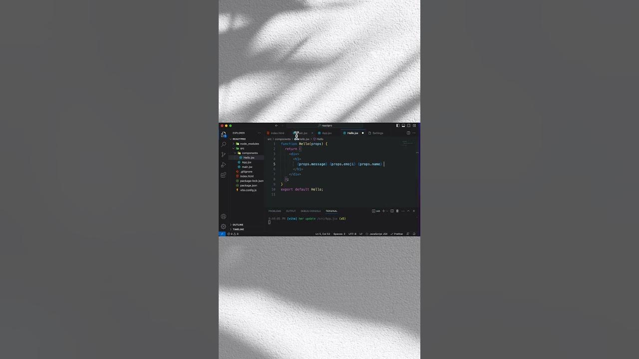 How to access the props ? #reactjsforbeginners - YouTube