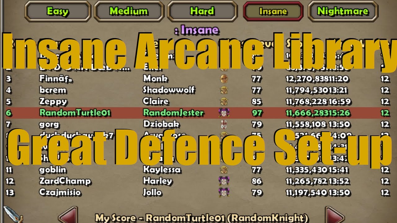 Dungeon Defenders Arcane Library High Tier Defence Set Up For Farming ...