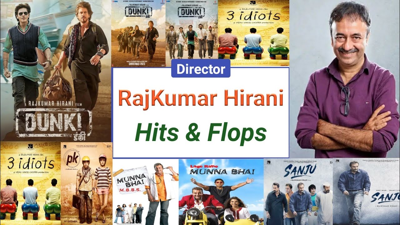 Director Rajkumar Hirani all movies list | rajkumar hirani movie ...