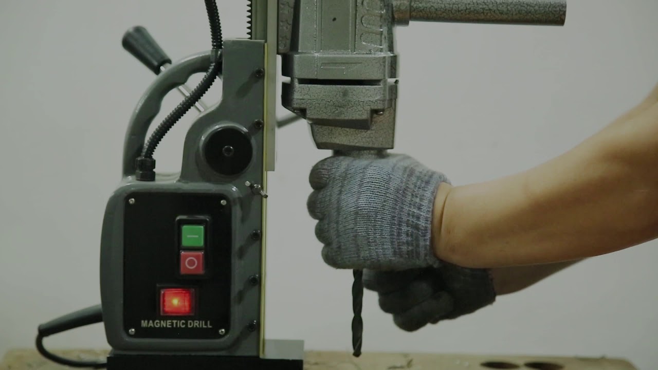 V9116 16mm drilling capacity magnetic drilling machine - YouTube