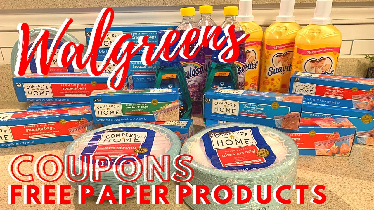 FREE PAPER PRODUCTS WALGREENS COUPON HAUL YouTube free-paper-products-walgreens-coupon-haul-youtube