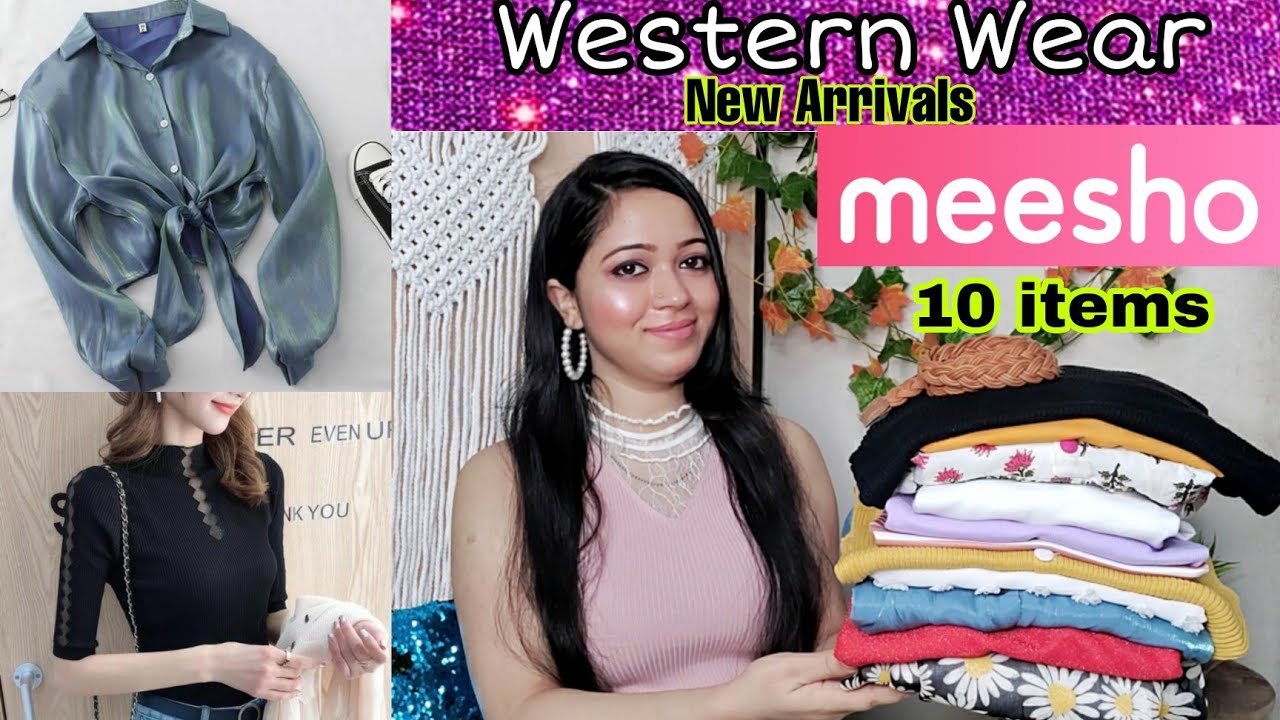 Meesho Haul 🌼Meesho 10 New Tops & Dress🌼 Meesho Western Wear Haul ...