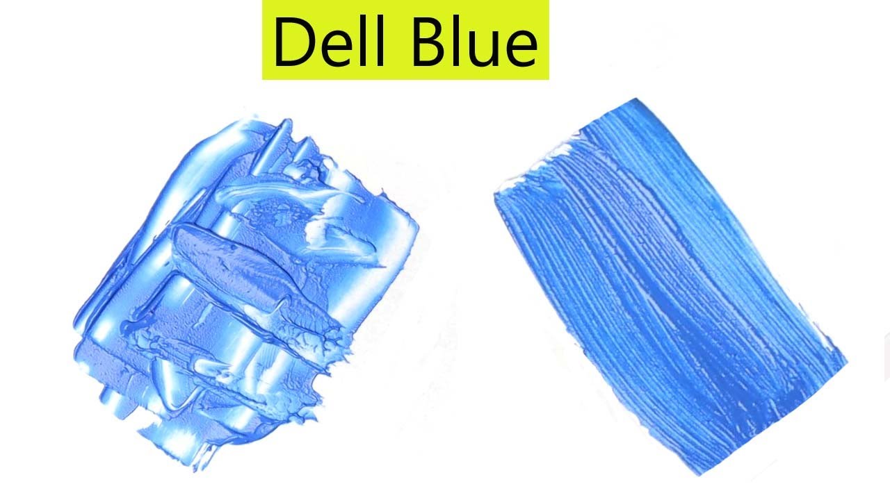 Dell Blue Color - How To Make Dell Blue Color - Color Mixing Video ...