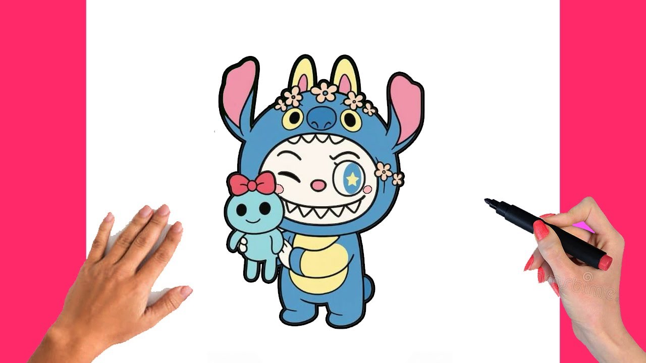 How To Draw Labubu Doll For Beginners - Drawing For Kids - YouTube