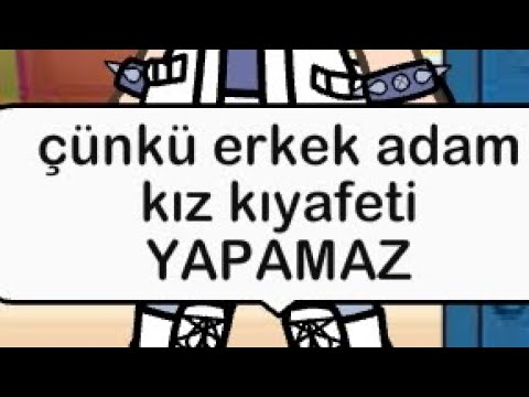 Çünkü erkek adam kız kıyafeti YAPAMAZ! //Gacha life//meme?//(baya bi geç kaldım aga)