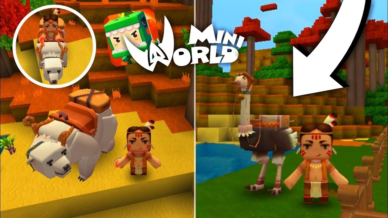 SURVIVED IN MINI WORLD SURVIVAL! - YouTube