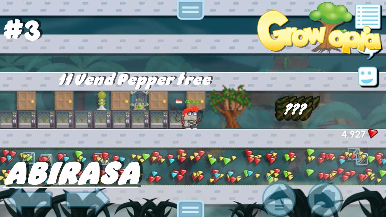🔴Break Pepper Trees ( vend 2/11 ) | Live Growtopia Indonesia eps.3 ...
