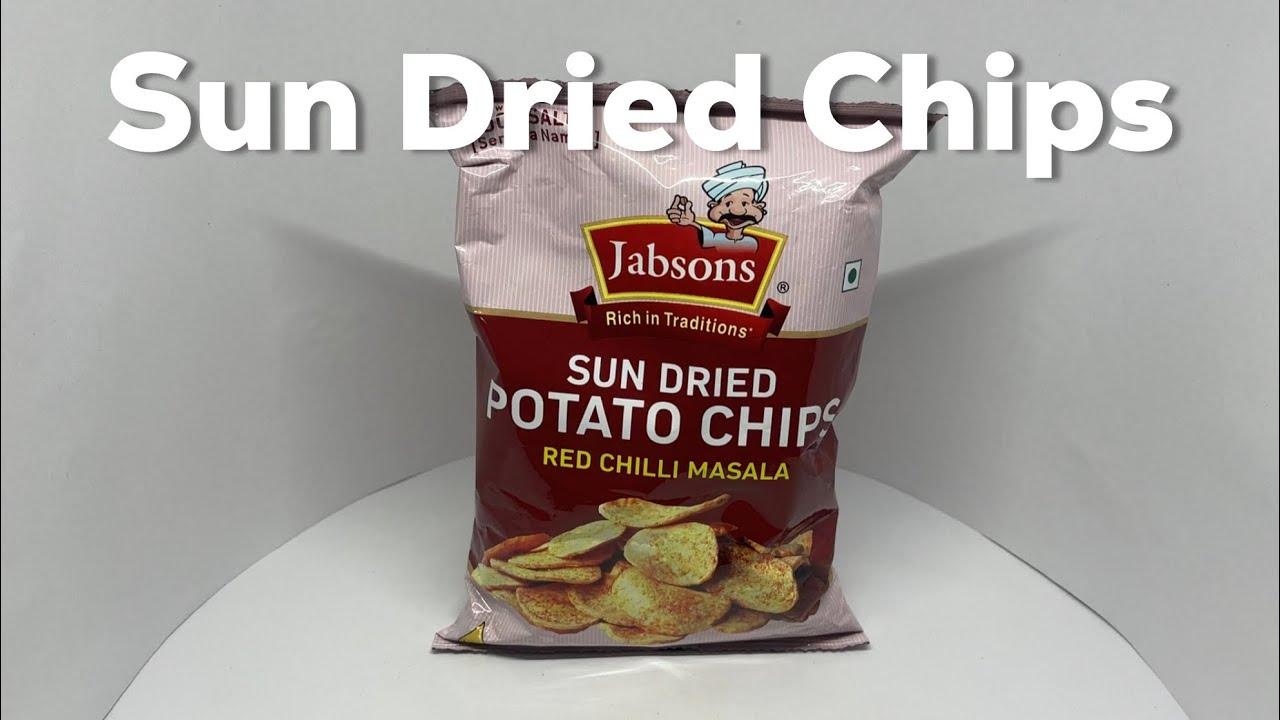 Jabsons Sun Dried Potato Chips Red Chilli Masala - YouTube