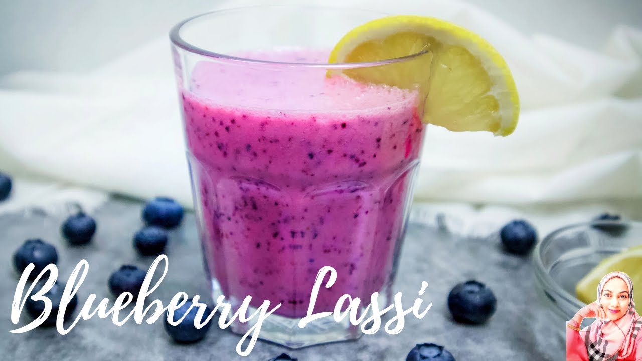 Blueberry Lassi Blueberry Smoothie Easy Drink Recipes - YouTube