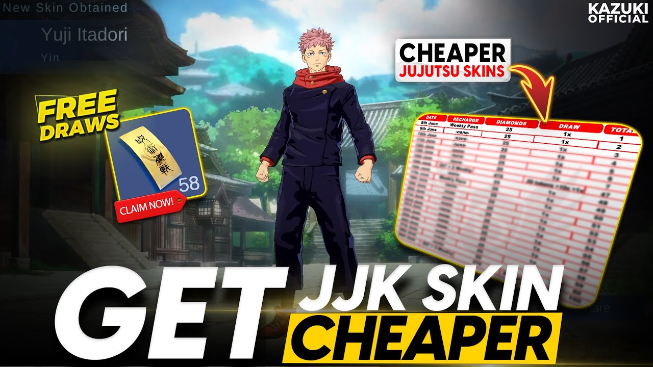 HOW TO GET YOUR JUJUTSU KAISEN SKINS AT CHEAPEST COST POSSIBLE | JJK ...