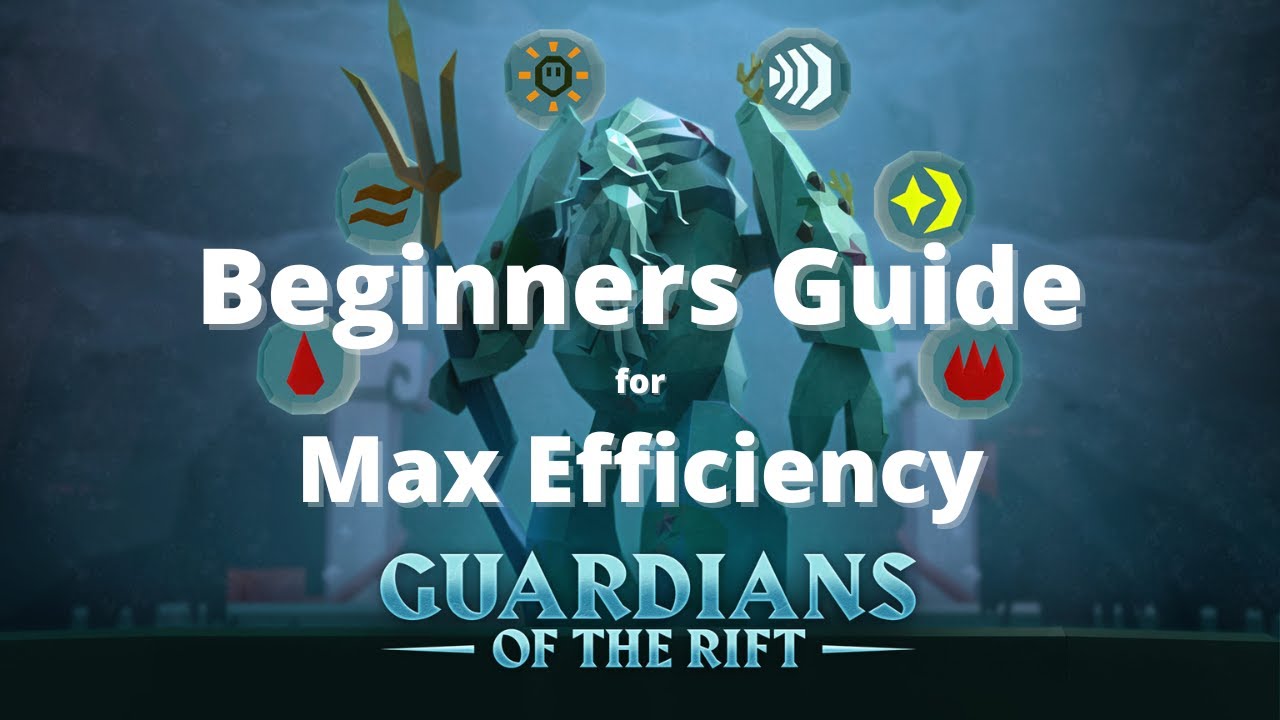 OSRS Guardians of the Rift Ultimate Efficiency Beginners Guide - YouTube