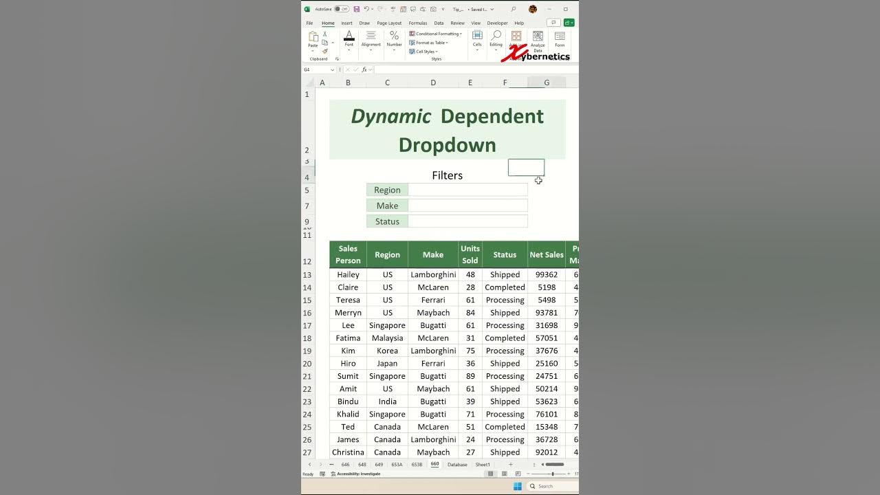 Dynamic Dependent Drop-down List in Excel - Excel Tips and Tricks - YouTube