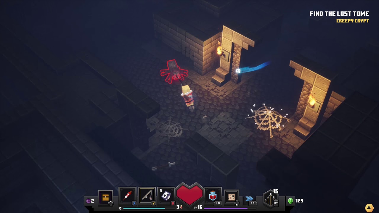 Minecraft Dungeons: Creepy Crypt (Secret Level)(Minecraft Let's Play ...