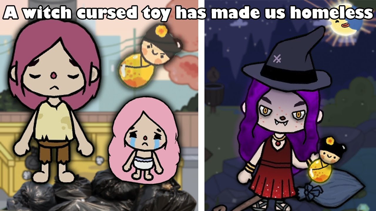 A witch cursed toy has made us homeless 😭 / Toca Life Story | Toca Boca ...