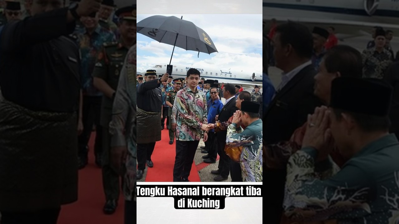 Tengku Hasanal berangkat tiba di Kuching #AWANInews - YouTube