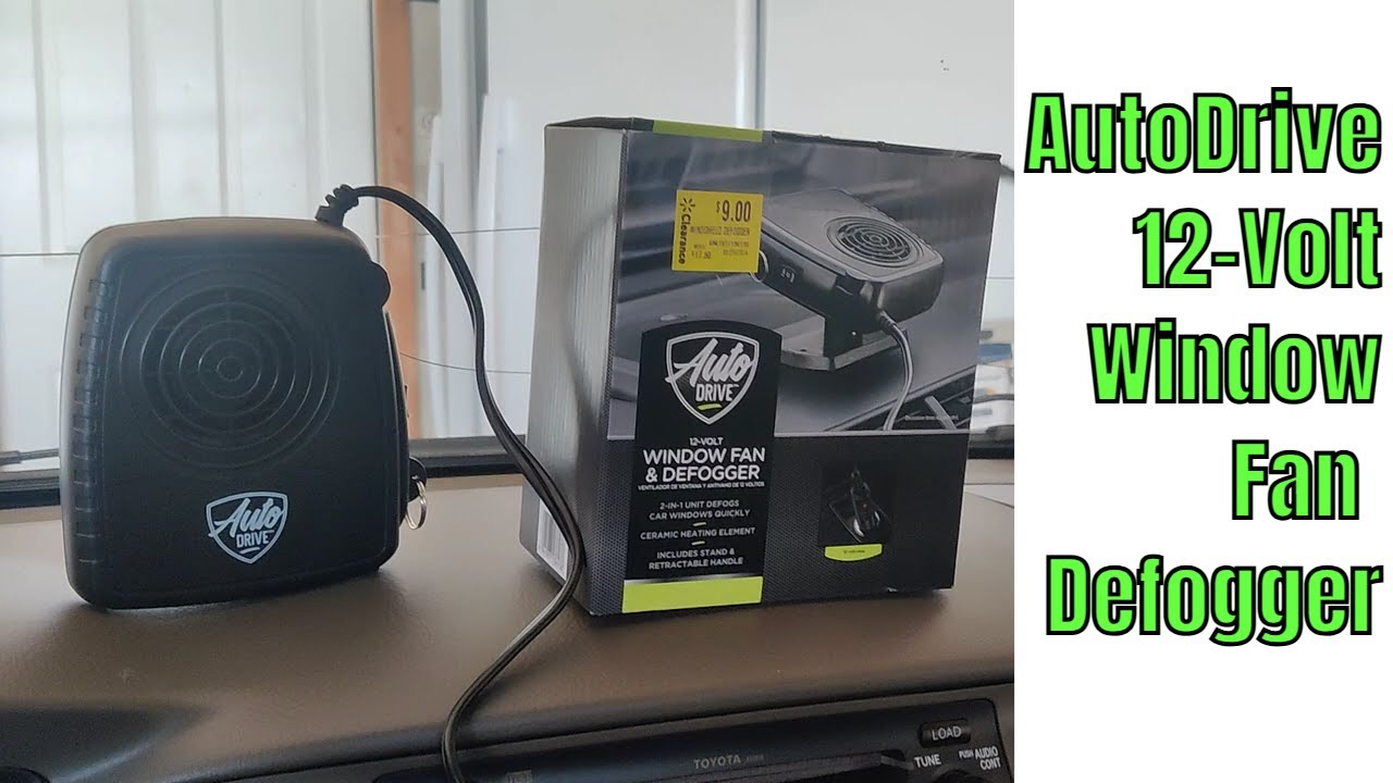 12-volt Autodrive Window Fan And Defogger: Say Goodbye To Foggy Windows ...