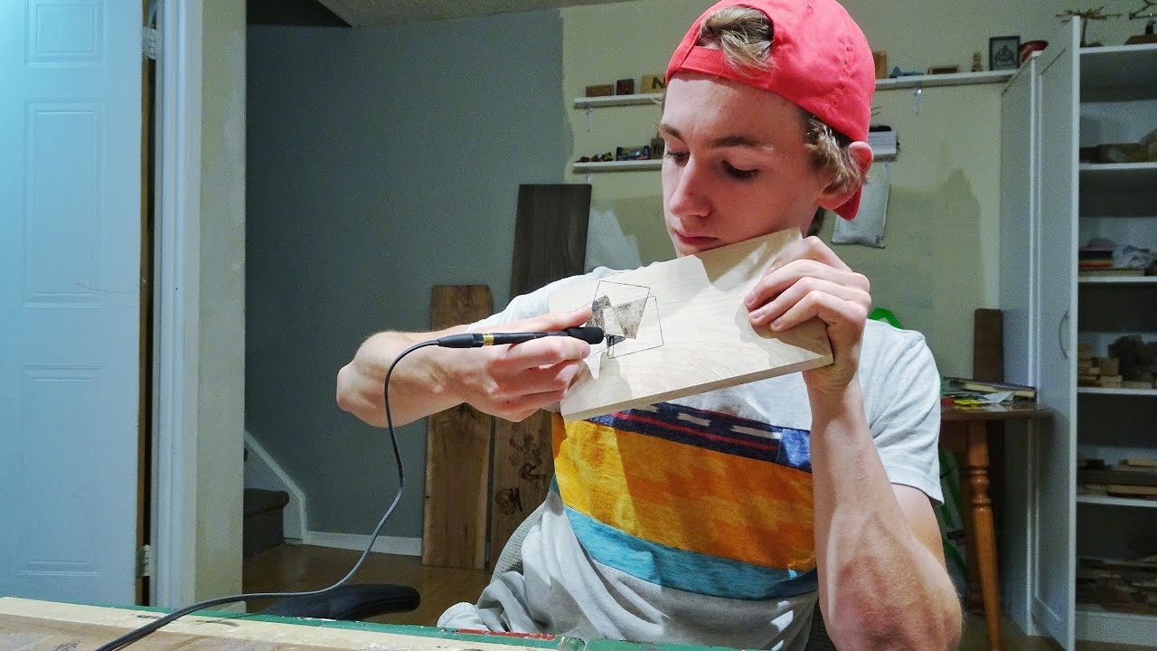 SOLVED: How To Wood Burn Straight Lines (Using Glass) - YouTube