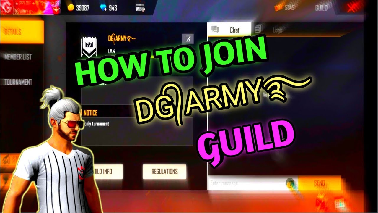 HOW TO JOIN DG ARMY GUILD // FULL DETAILS AND RULES // DUO GAMING - YouTube