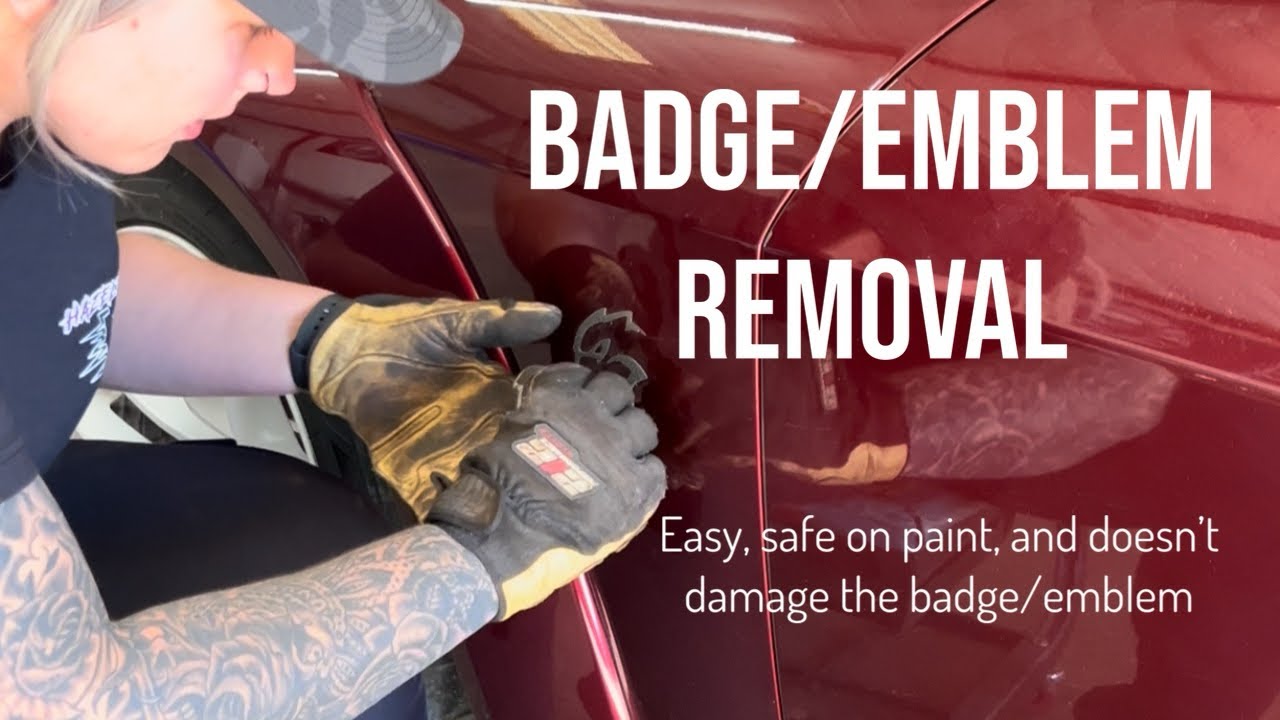 EASY Badge/Emblem Removal & Prevent Damage - YouTube